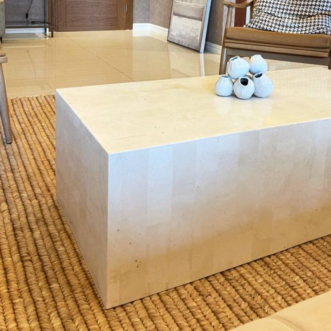 Irregular Wavy Limestone Coffee Table – Ren Wares