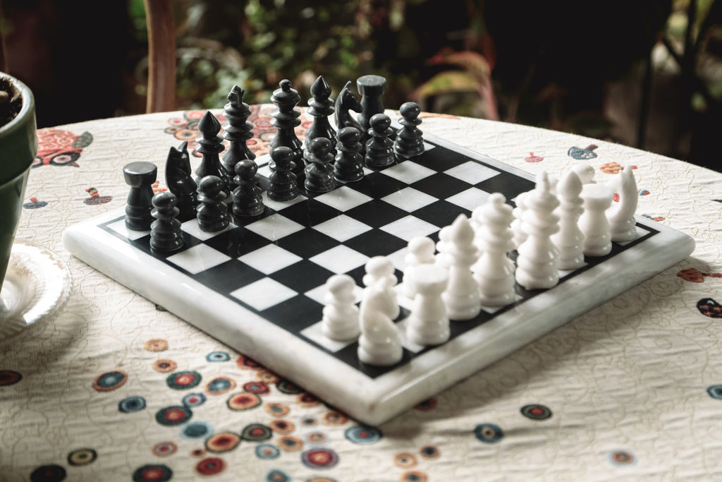 marble chess set uk