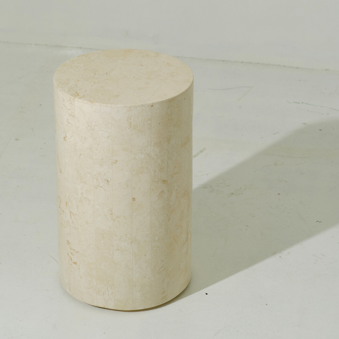 Round Limestone Plinths – Ren Wares